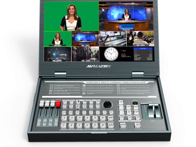 AVmatrix 6 Channel Multi-Format Video Switcher. - AV4 - De Slimste Click